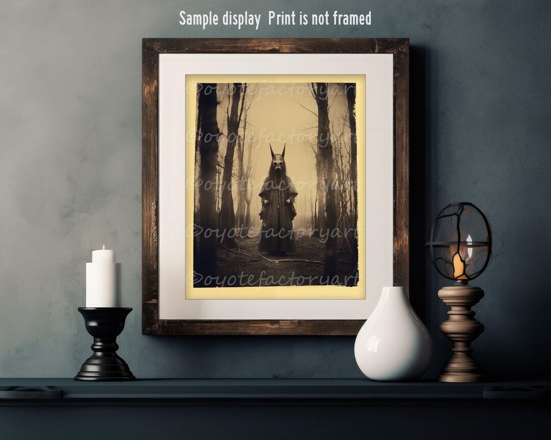 Occult Macabre Witch in Woods, Oddities and Curiosities, Gothic ...