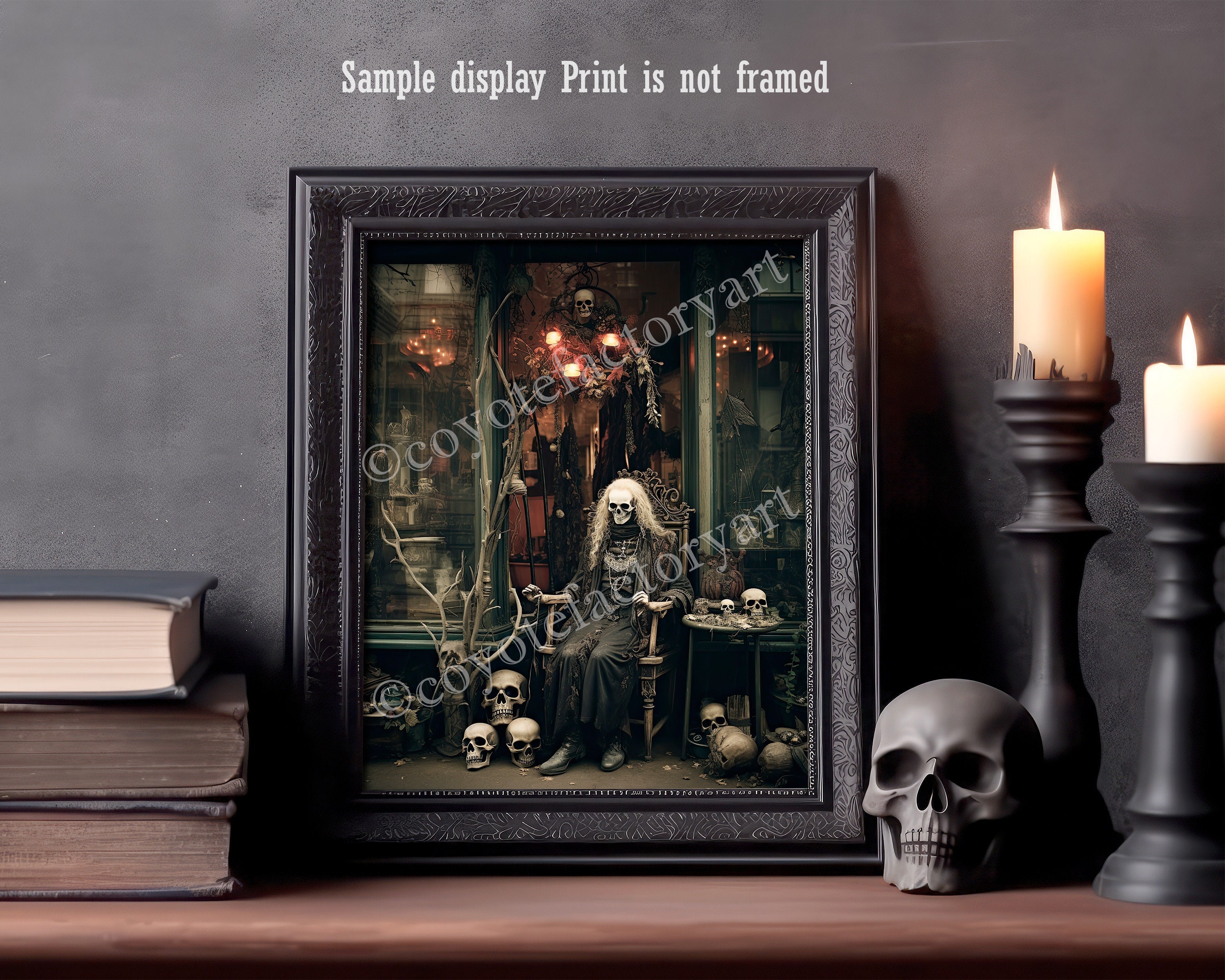 Vintage Victorian Skeleton Poster Print or Canvas Skulls - Etsy