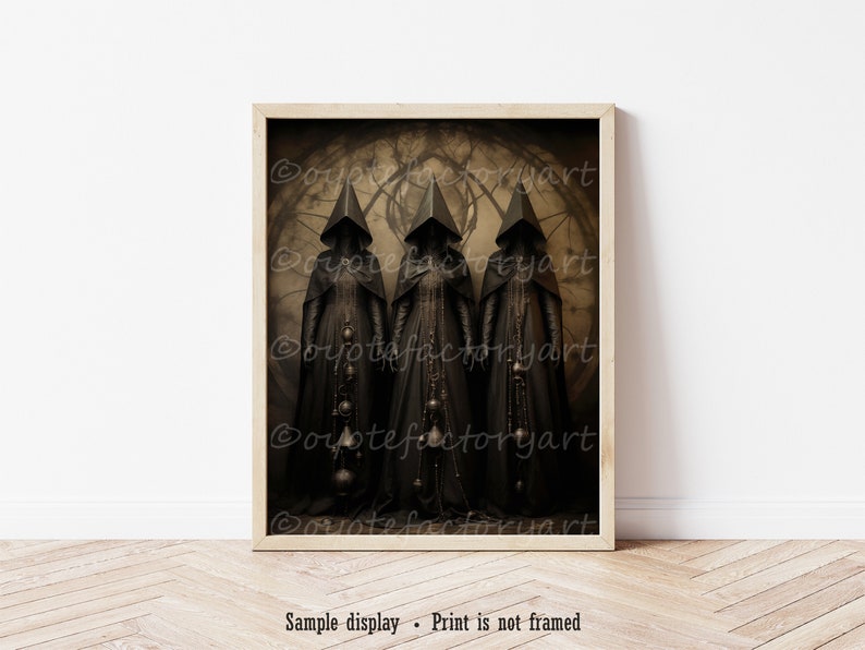 Macabre Sabbath Gothic Witches Poster Print or Canvas, Occult Dark ...