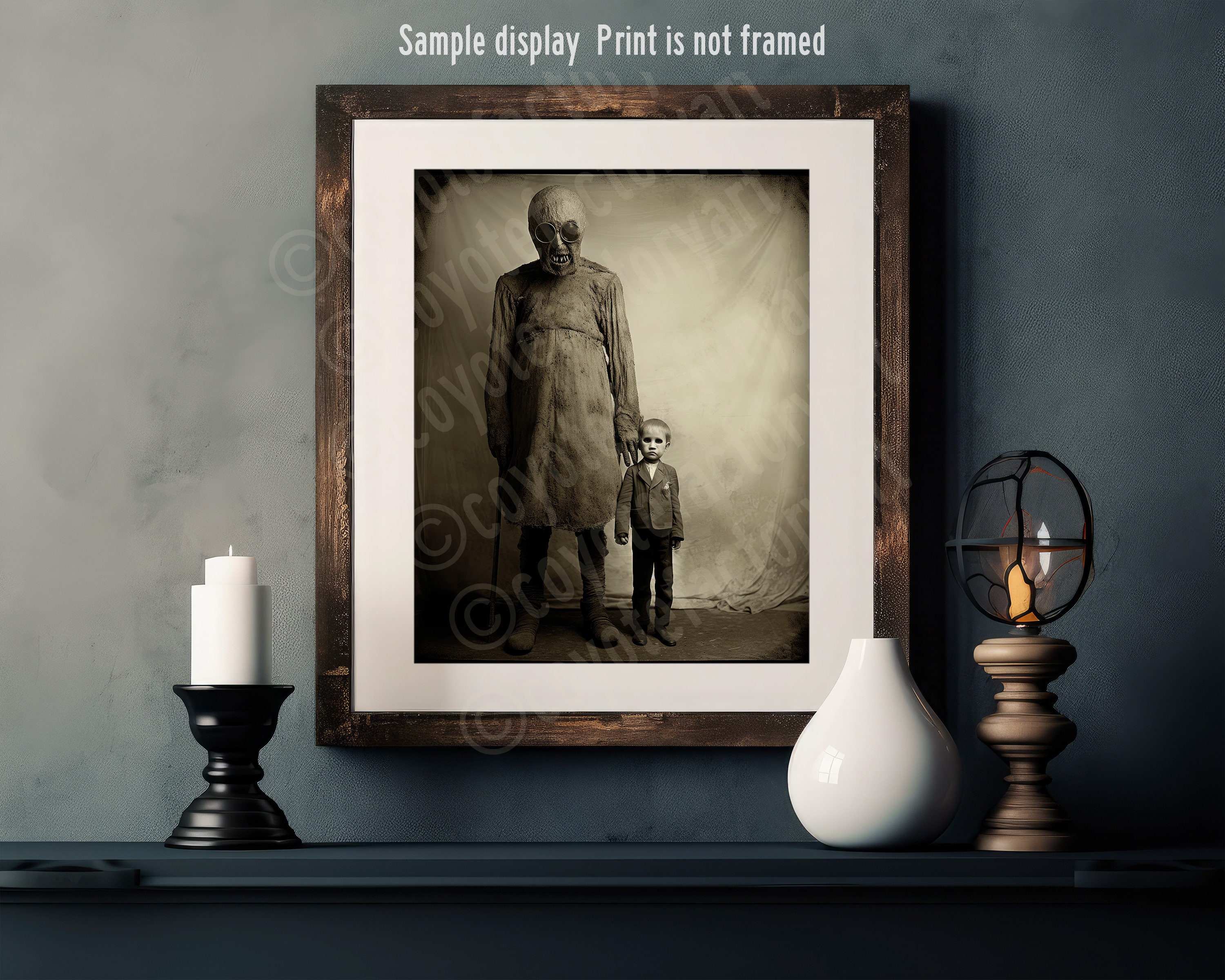 Oddities Old Man Monster and Weird Child Odd Vintage Creepy - Etsy