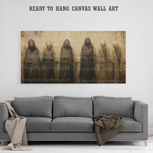 Occult Dead People Painting, Weird Dark Horror Art, Cult Macabre ...