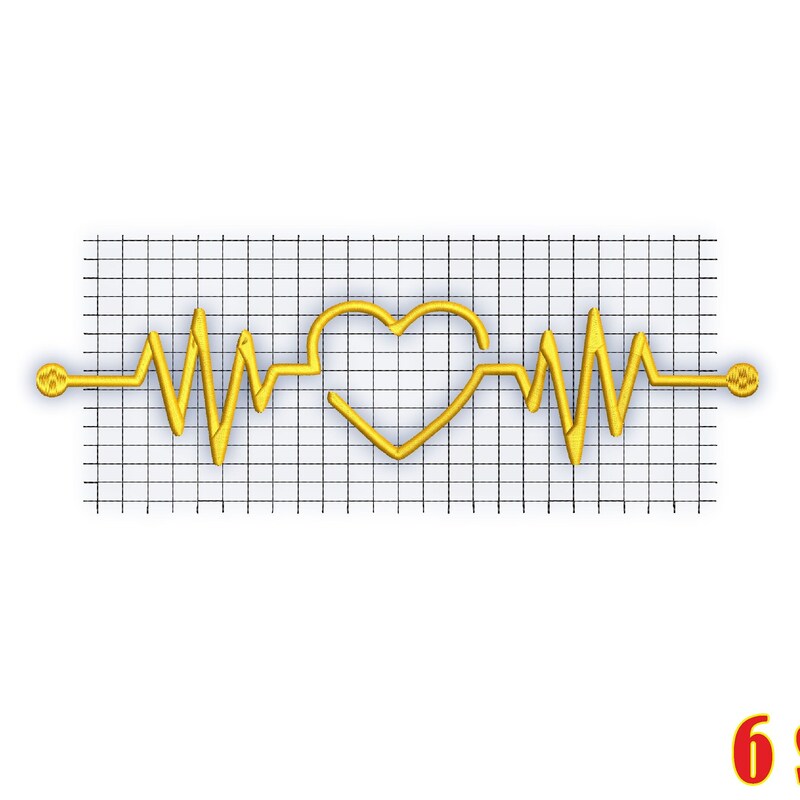 Heartbeat Pattern - Etsy
