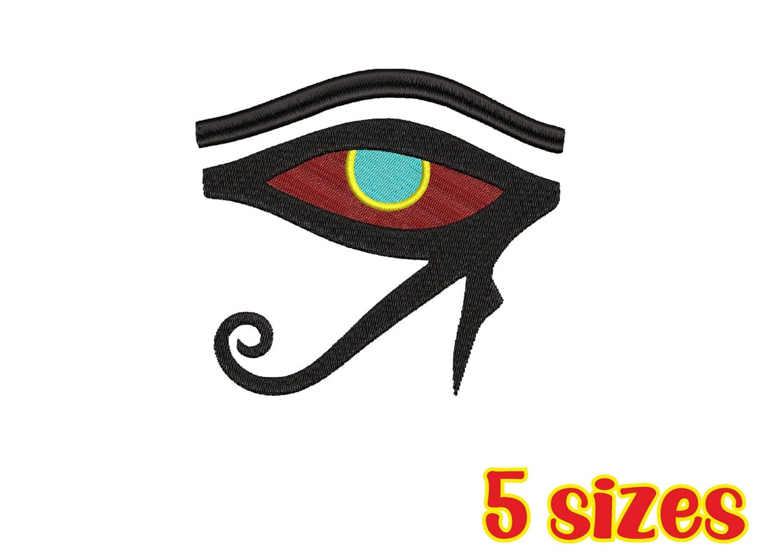 Eye of Ra Set of 5 Sizes / Evil Eye / Embroidery Digital File / Machine ...