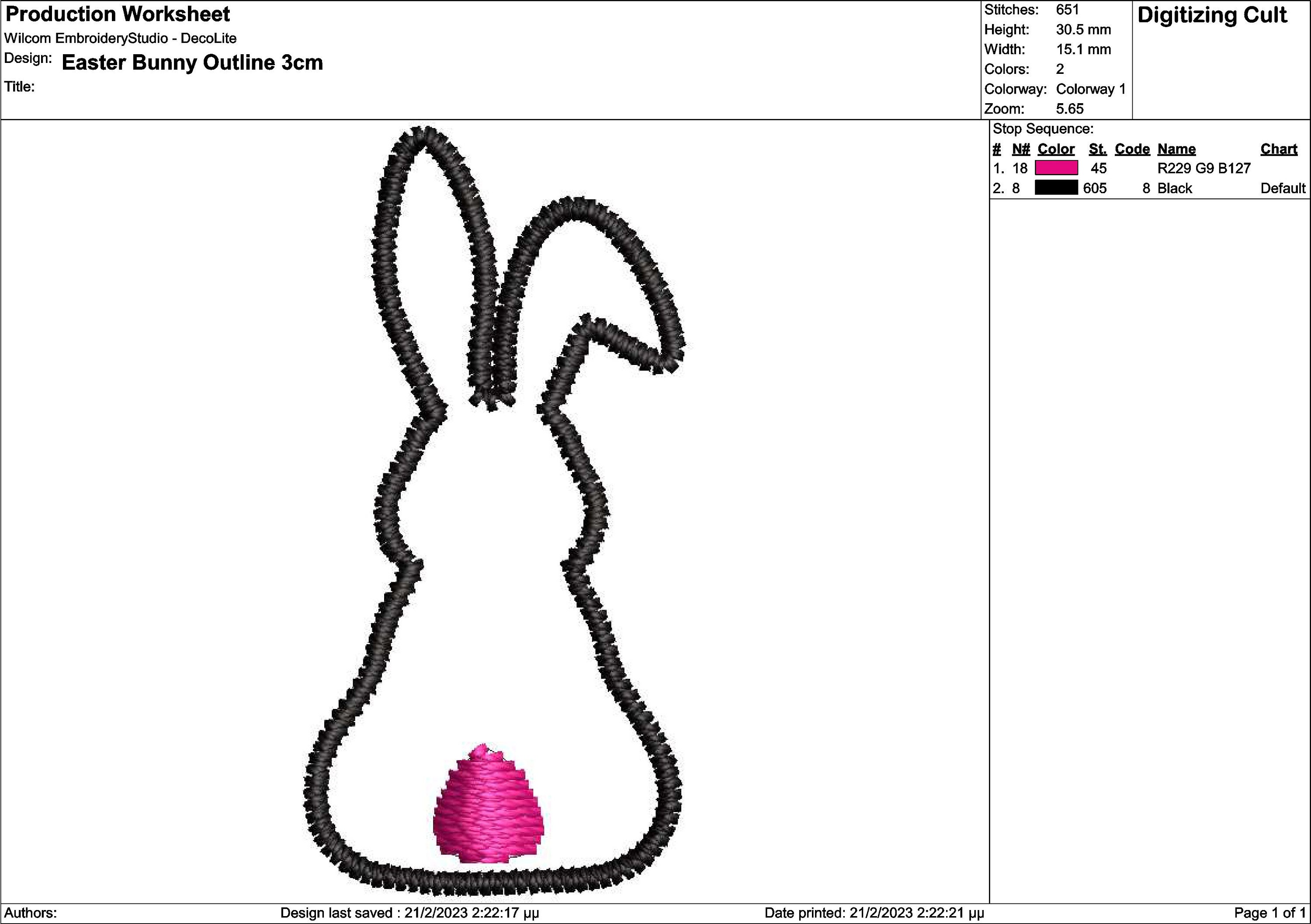 Easter Bunny Outline Set of 7 Sizes / Embroidery Digital File - Etsy