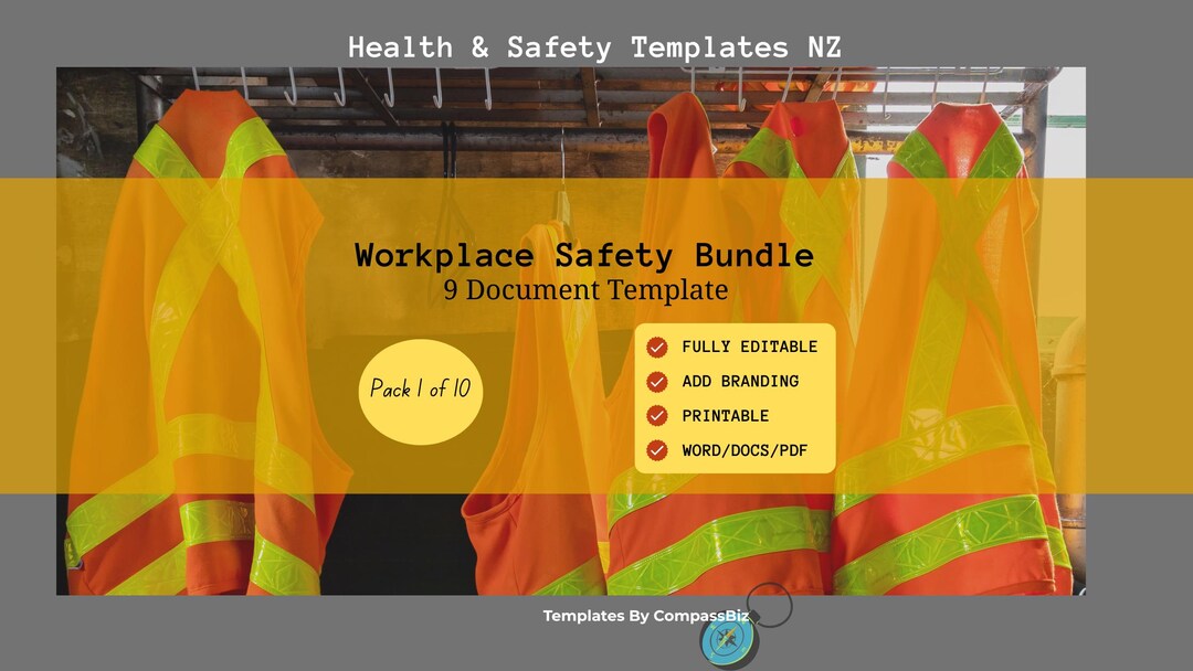 Health & Safety Starter Pack 1 | Health Safety Documents | NZ Small ...