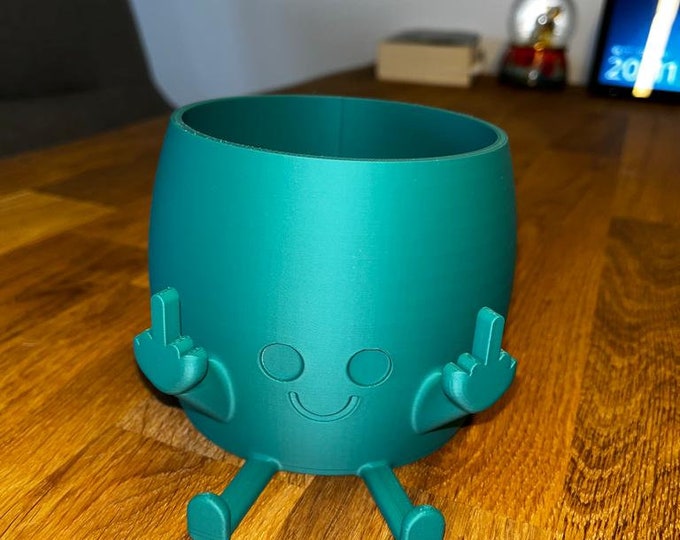 Middle Finger Happy Pot - Etsy