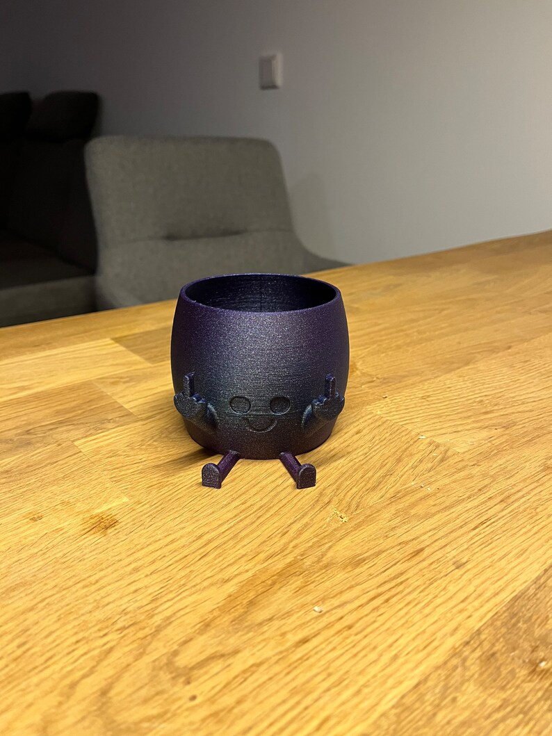 Middle Finger Happy Pot - Etsy