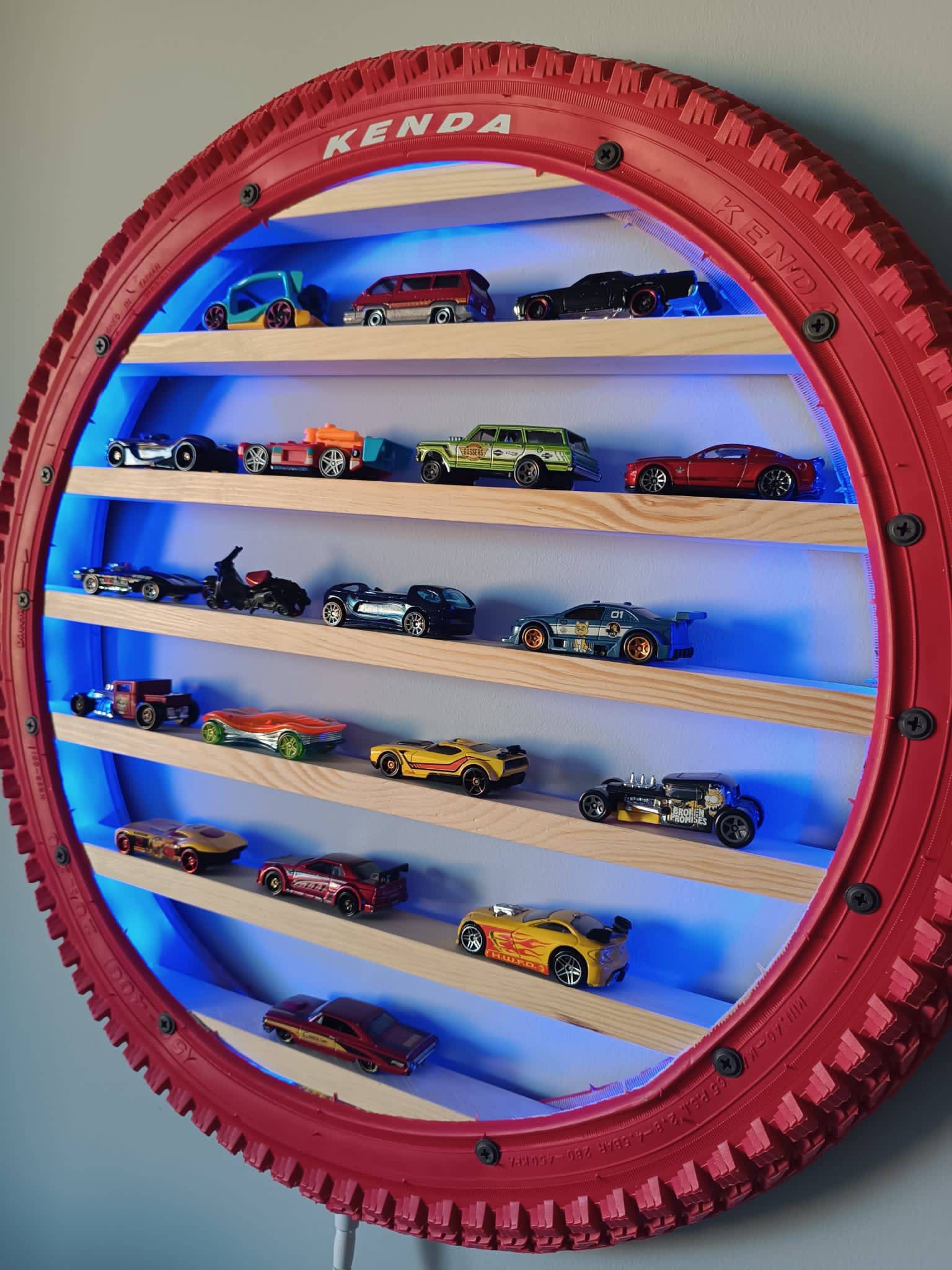 Red Shelf for Hot Wheels / Matchbox Cars - Etsy