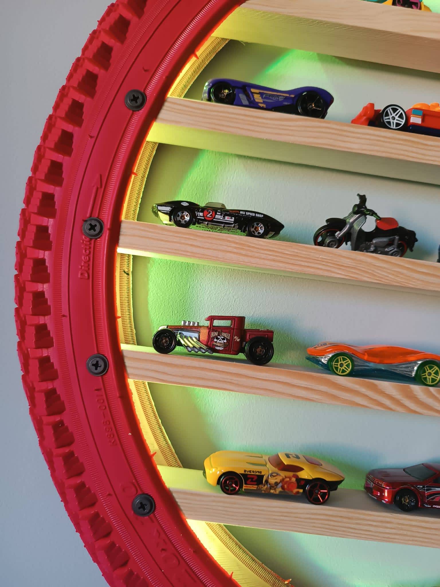 Red Shelf for Hot Wheels / Matchbox Cars - Etsy