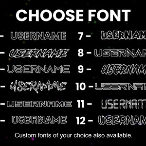 Custom Animated Twitch Name Overlay | Streamlabs, Twitch, OBS, TIK TOK ...