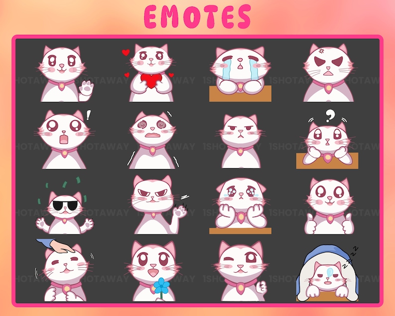 Twitch Cat Emotes, Hello Kitty Twitch Emotes, Twitch Emotes Girl, Cats ...