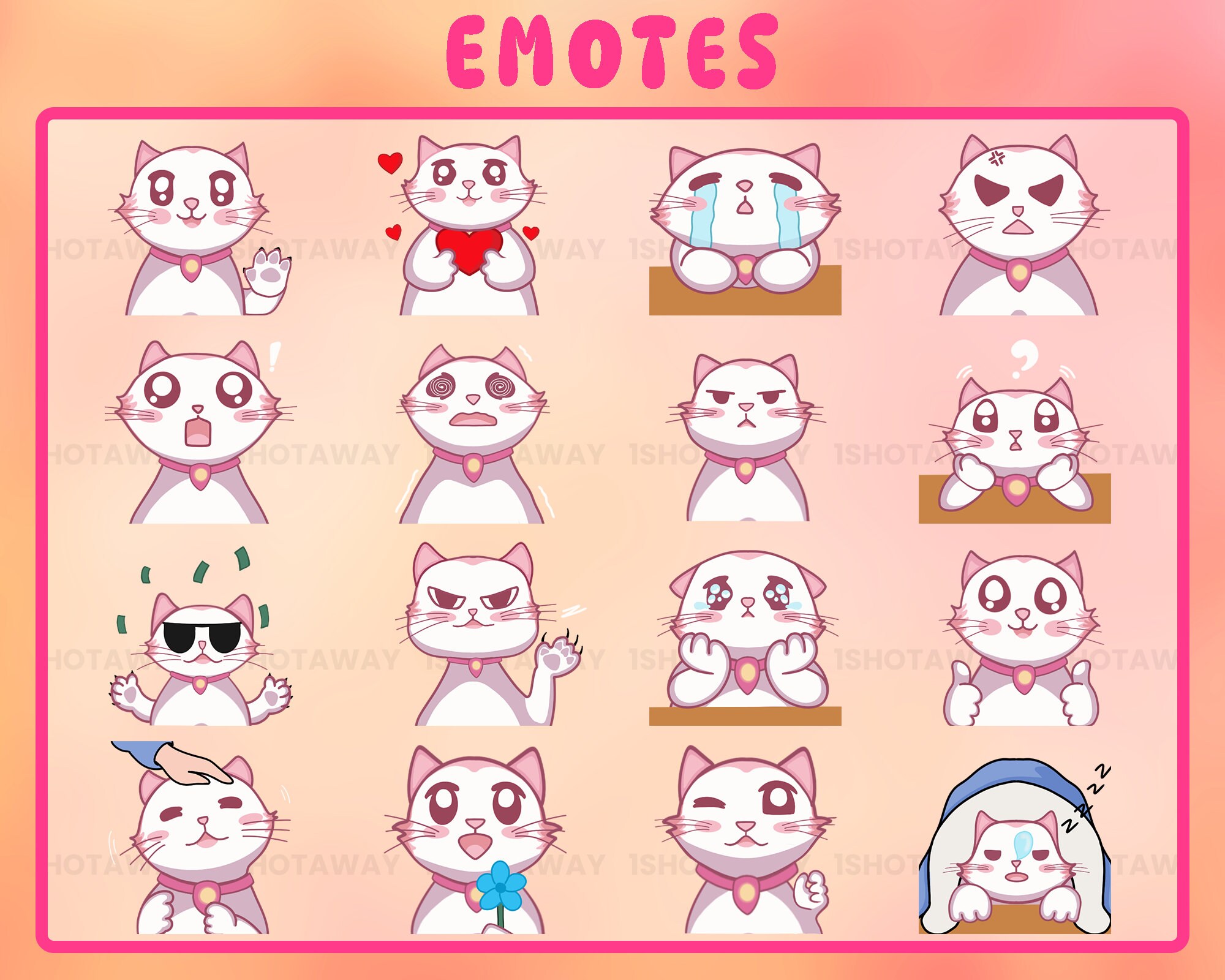 Twitch Cat Emotes, Hello Kitty Twitch Emotes, Twitch Emotes Girl, Cats ...