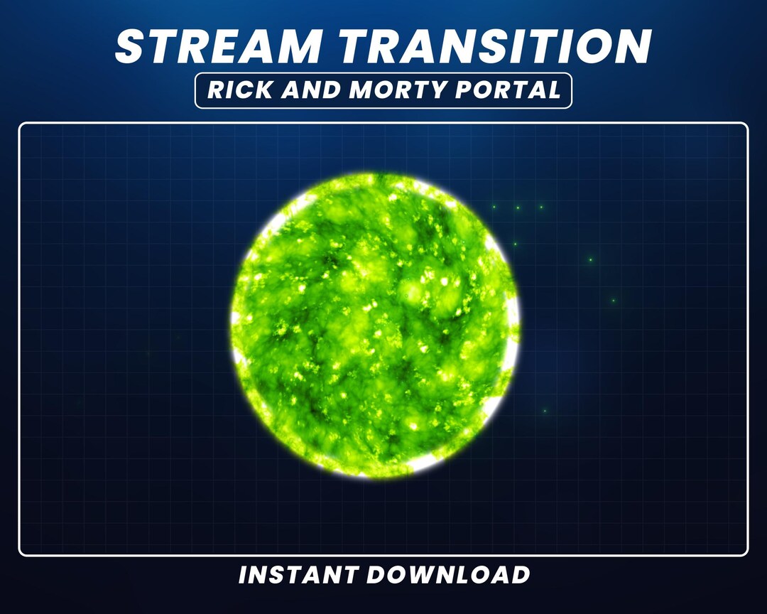 Rick and Morty Portal Transition, Green Portal Transition, Animated ...