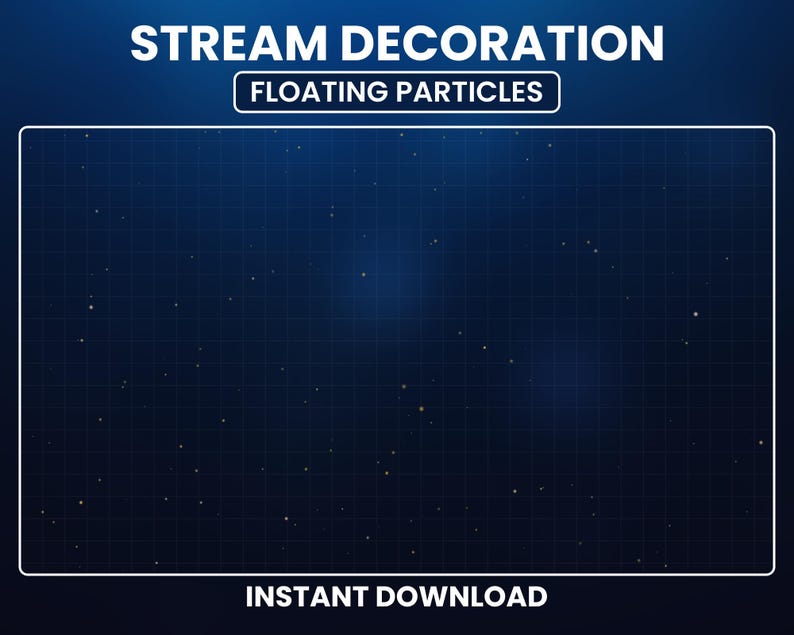 Animated Twitch Stream Decoration Dust, Bokeh Falling Dust, Dust Twitch Overlay, Floating ...
