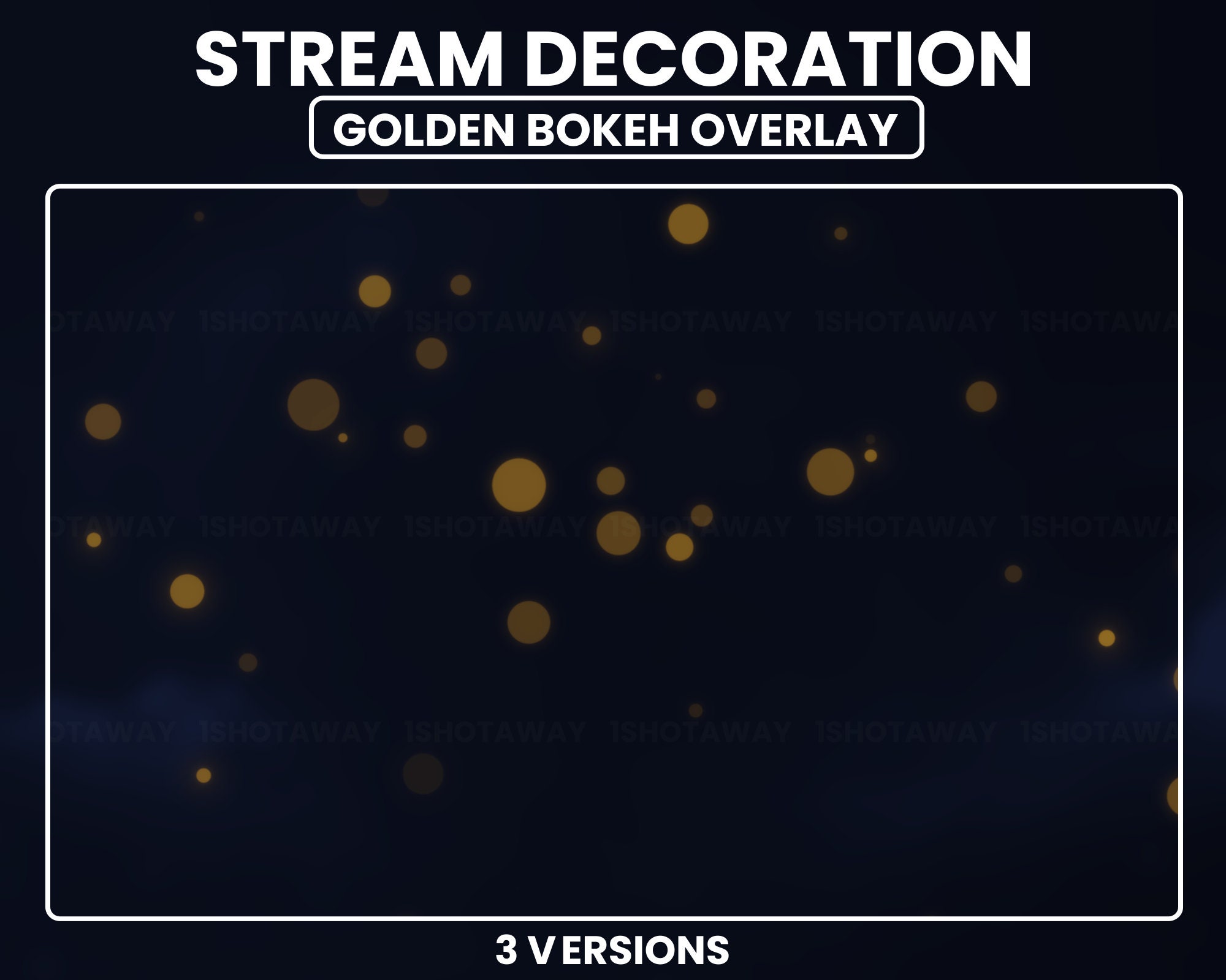 Animated Stream Decoration Bokeh Overlay, Bokeh Falling Dust, Floating ...