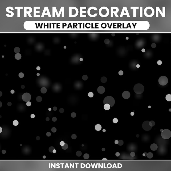 White Particle Overlays - Etsy