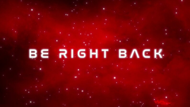 Animierte Rot Twitch Overlay, Rot und Schwarz Twitch Overlay, Space ...