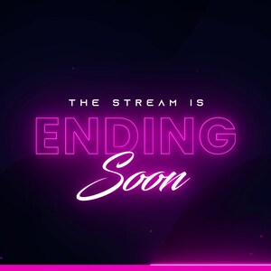 Stream Overlays Animated Neon Pink Twitch Pack, Clean Minimalistic ...