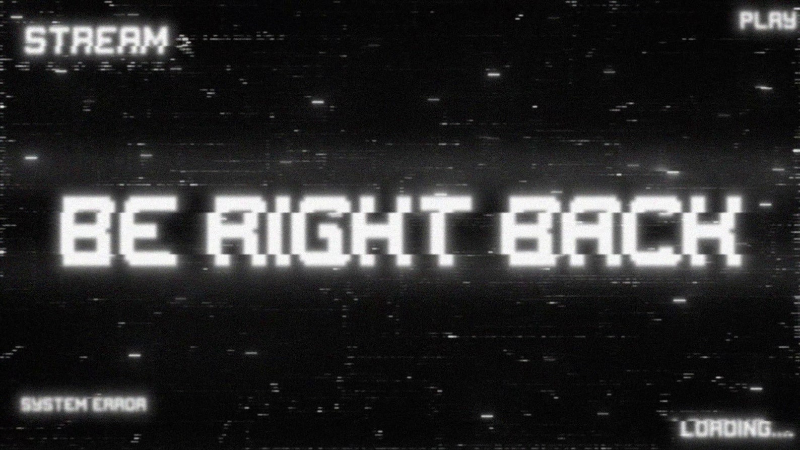 Retro Black Animated Twitch Overlay Minimalistic Stream - Etsy