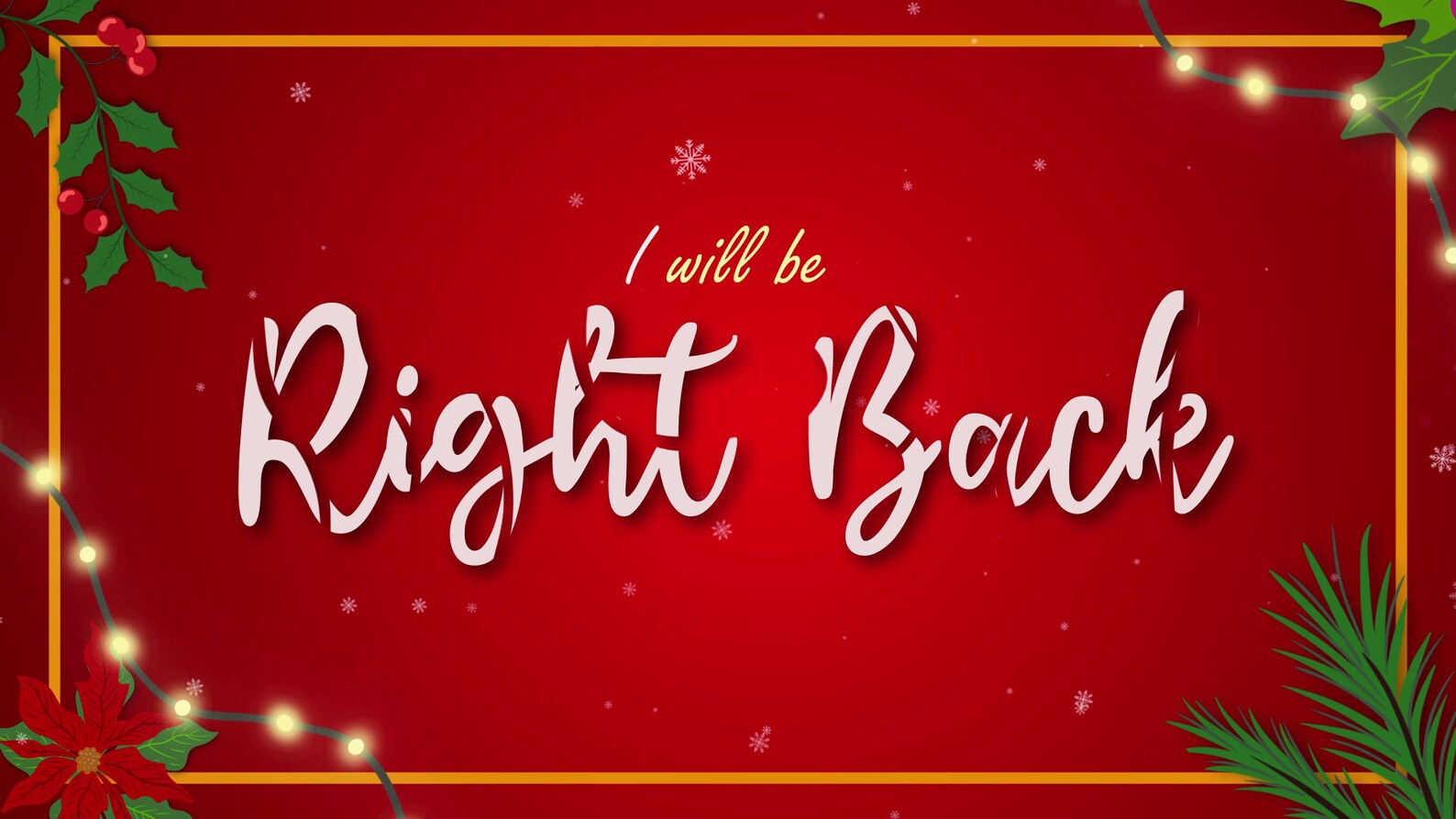 Christmas Stream Overlays, Animated Snowflakes Twitch Pack, Christmas ...