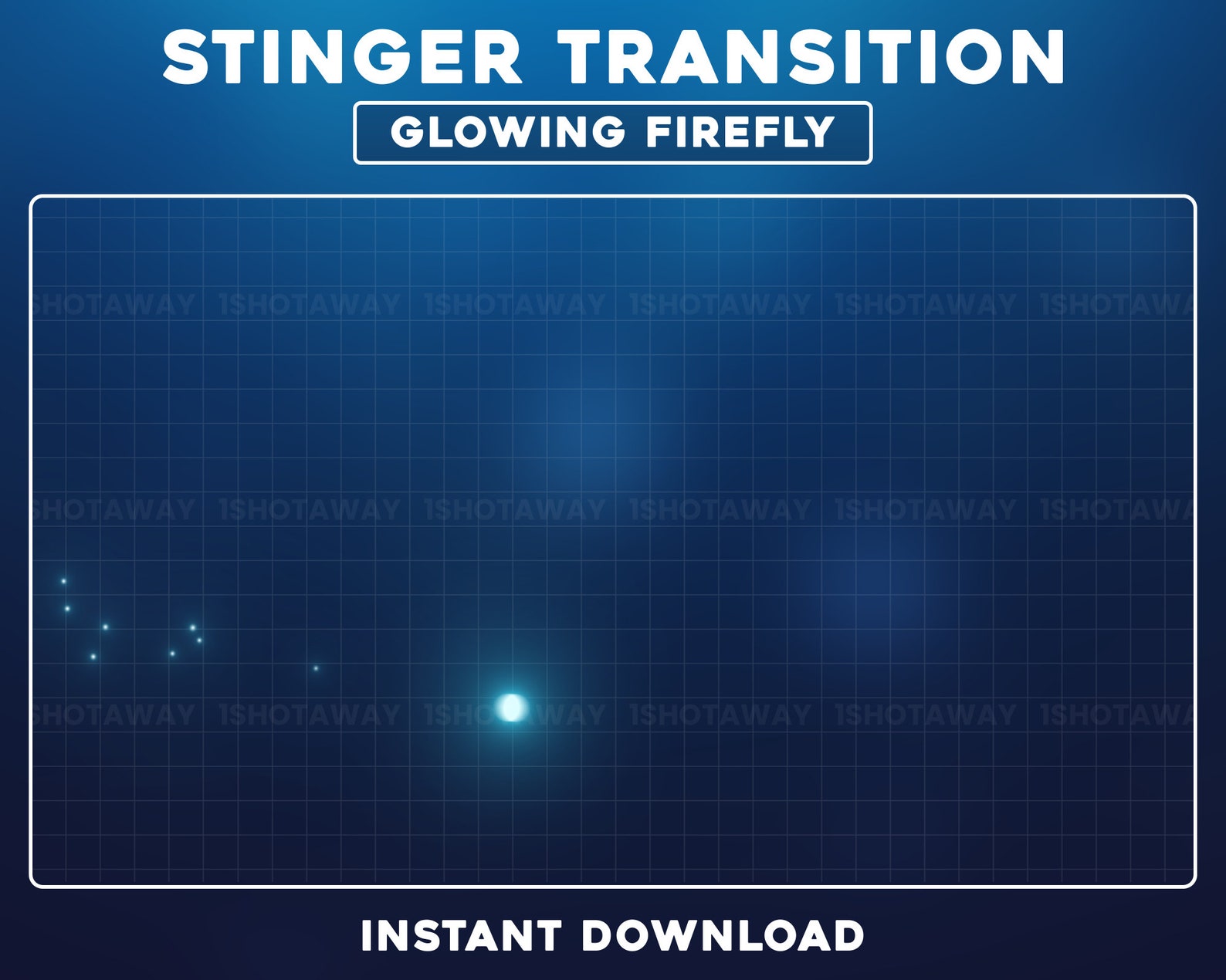 Twitch Stinger Transition, Glowing Firefly Transition, Animated Stream ...