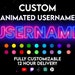 Custom Animated Twitch Name Overlay | Streamlabs, Twitch, OBS, TIK TOK ...