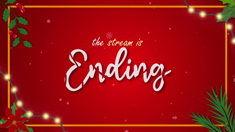 Christmas Stream Overlays Animated Snowflakes Twitch Pack - Etsy