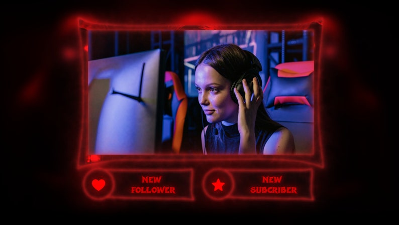 Twitch Devil Overlay Animated, Ghost Twitch Overlay, Twitch Horror ...