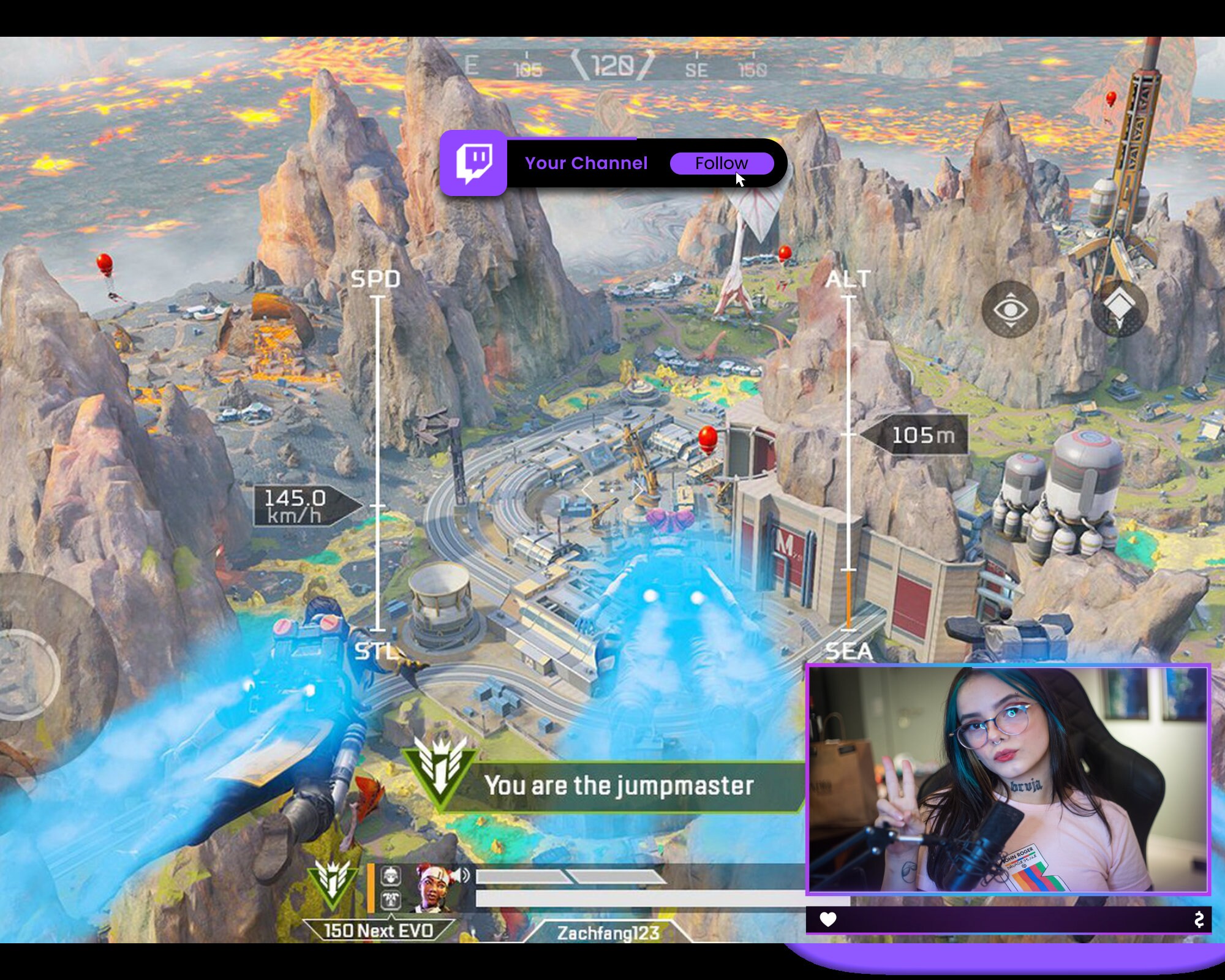 Custom Animated Social Media Lower Thirds, Twitch Animated Follow Popup ...