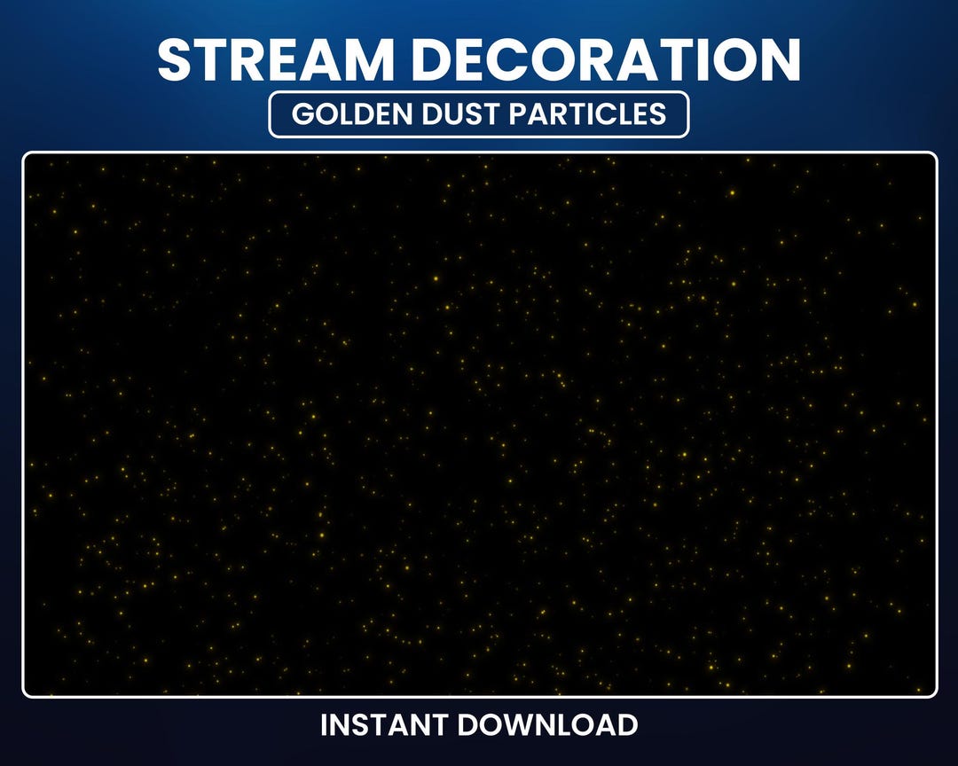 Animated Dust Overlay, Golden Sparkle Overlay, Dust Stream Decoration ...