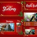 Christmas Stream Overlays, Animated Snowflakes Twitch Pack, Christmas ...