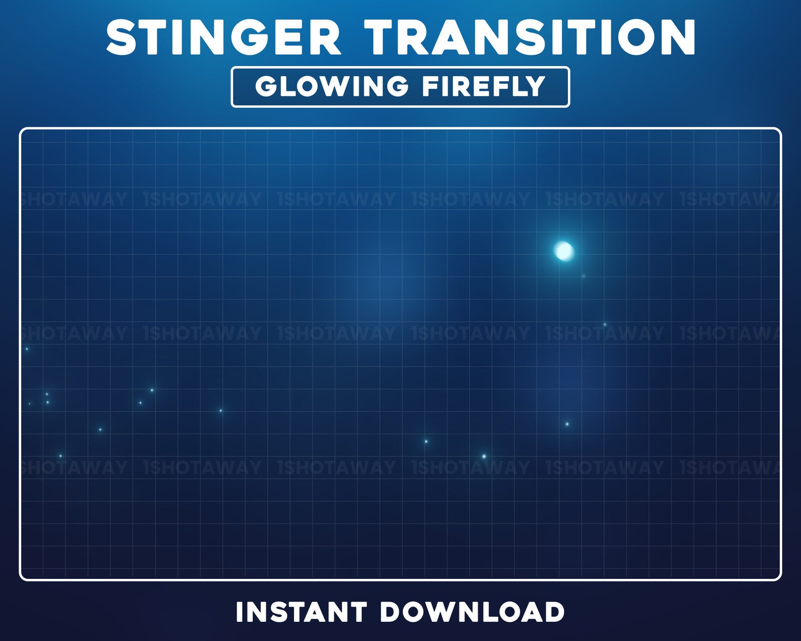Twitch Stinger Transition, Glowing Firefly Transition, Animated Stream ...