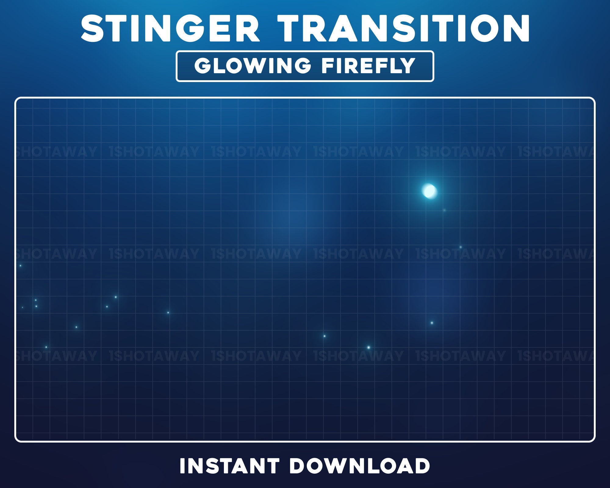Twitch Stinger Transition, Glowing Firefly Transition, Animated Stream ...