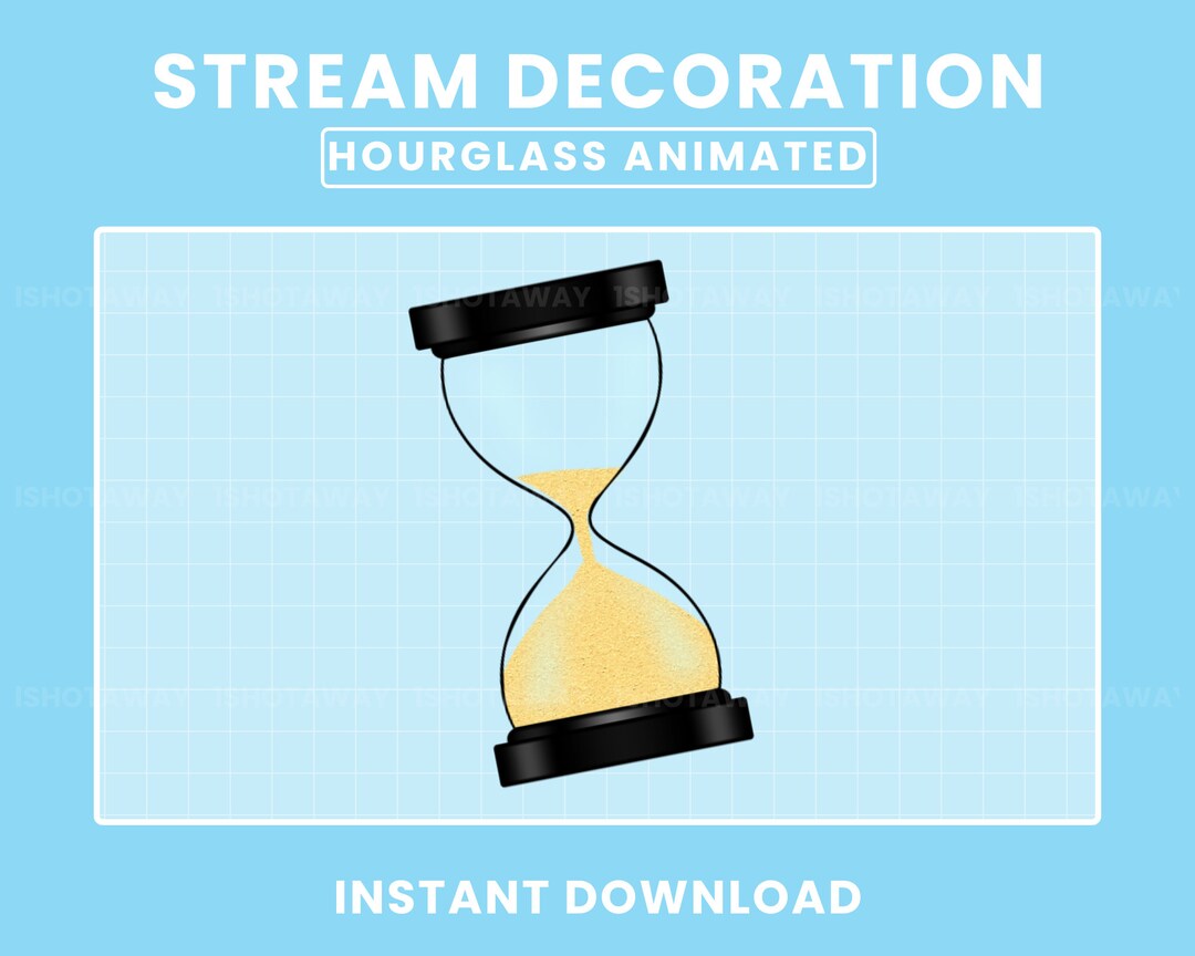 Stream Decoration Animated Hourglass, Sand Hourglass, Timer, Sand Clock ...