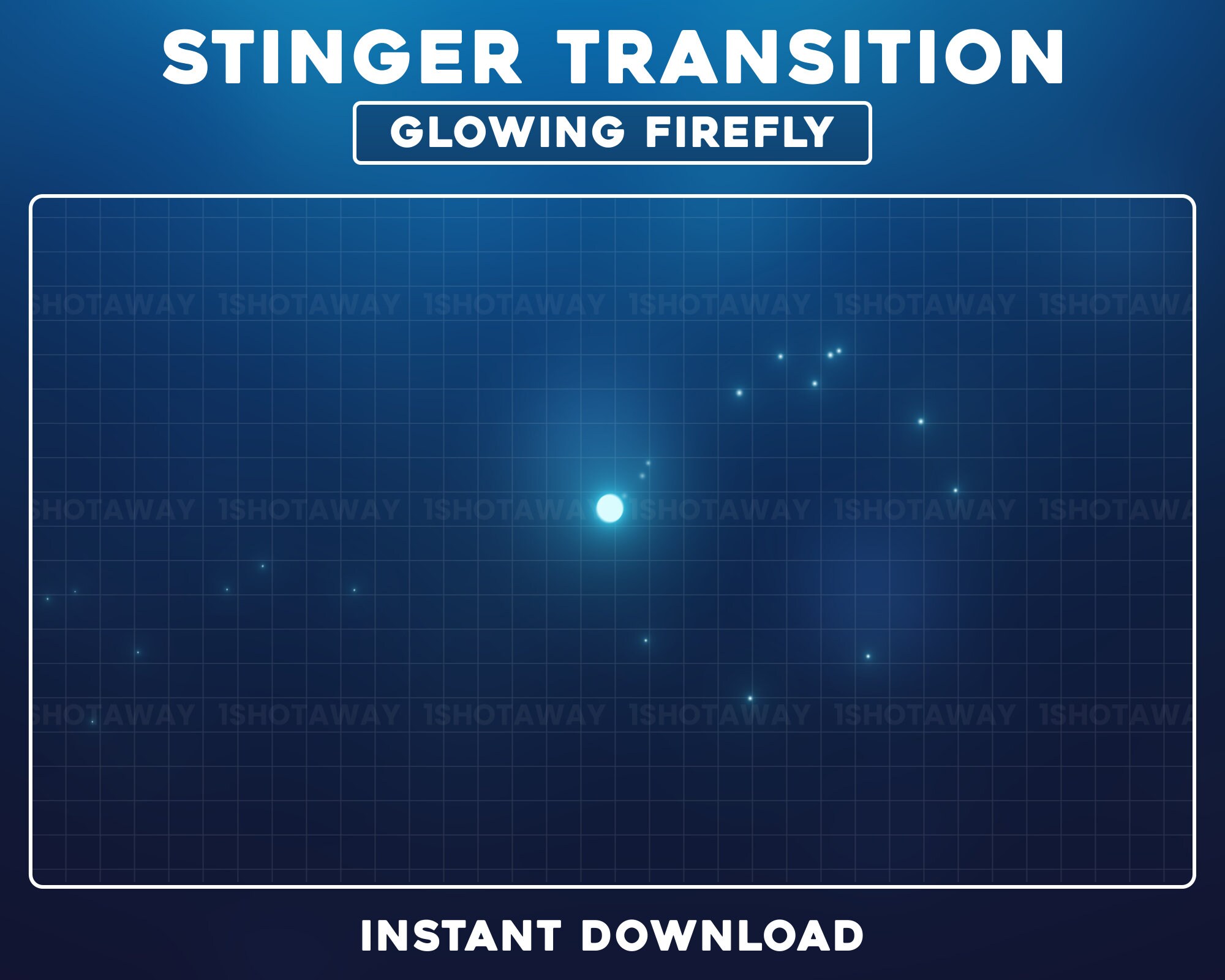 Twitch Stinger Transition, Glowing Firefly Transition, Animated Stream ...