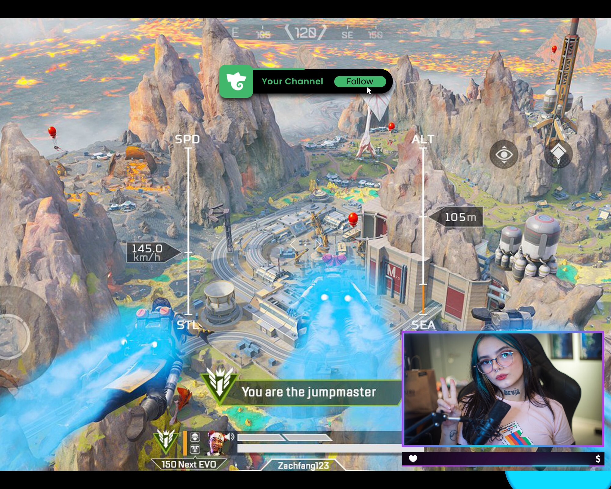 Custom Animated Social Media Lower Thirds, Twitch Animated Follow Popup ...