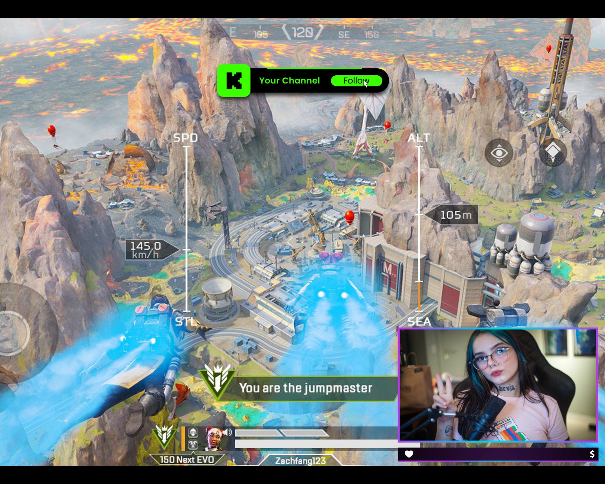 Custom Animated Social Media Lower Thirds, Twitch Animated Follow Popup ...