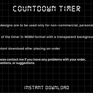Stream Countdown Timer, Timer for Twitch and Kick, Digital Clock ...