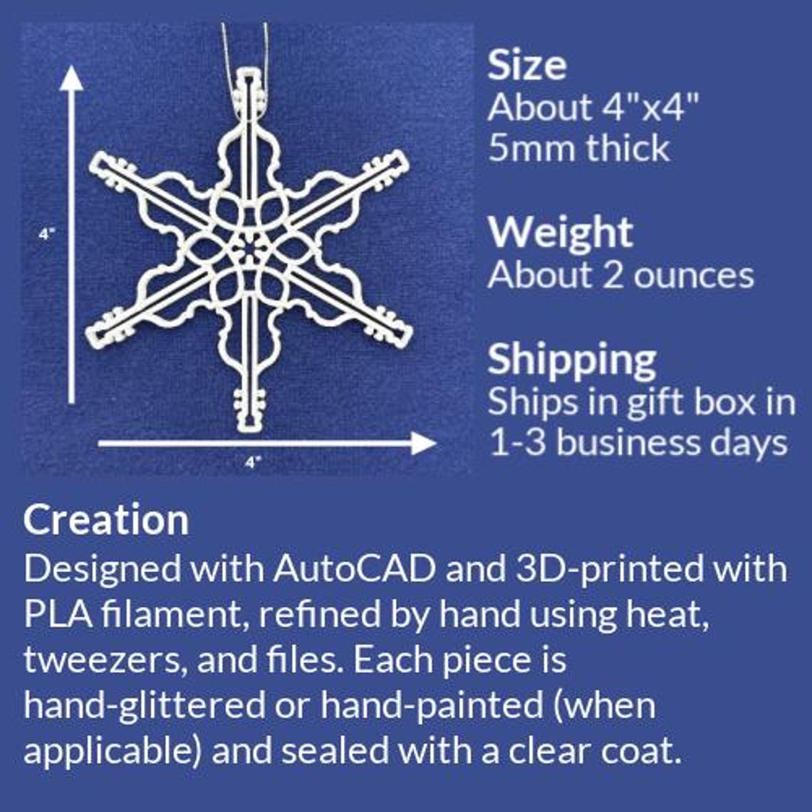 Virginia Ornament Snowflake, Virginia Christmas Ornament, Virginia ...