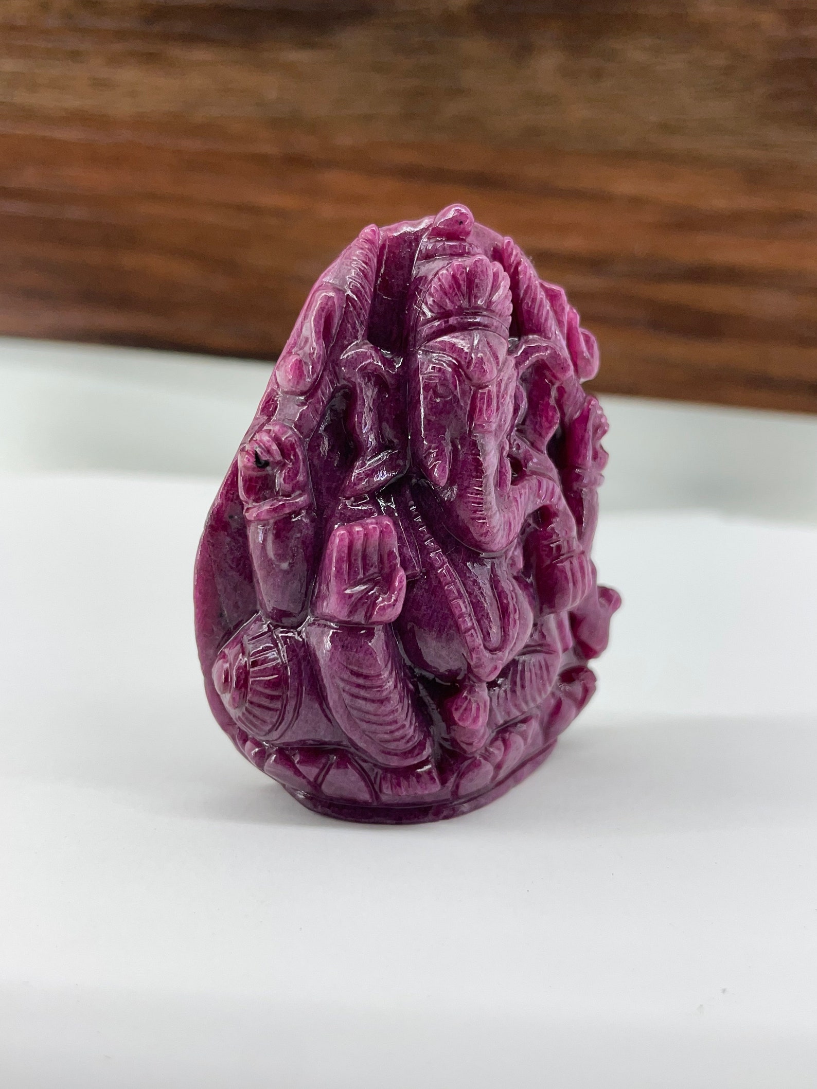 Ruby Ganesh Pendant, Lord Ganesh Pendant,spiritual Ganeshji, Handmade ...