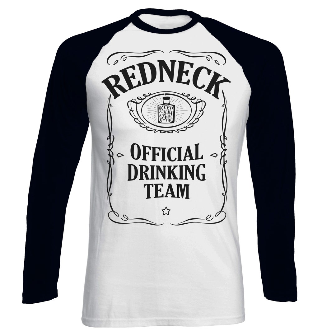 Redneck Drinking Team Funny Men Baseball T-shirt - Size S - 3XL - Etsy