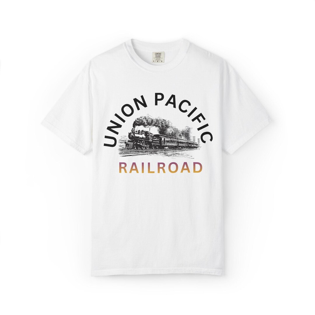 Union Pacific Railroad Train T-shirt | Vintage Locomotive Tee - Etsy