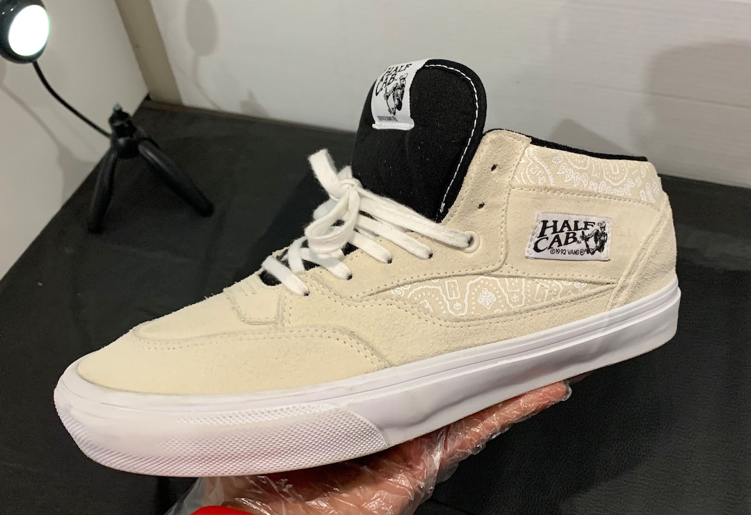 Vintage Vans Baker Skateboards Half Cap Skate Shoes Size 12 Men Beige ...
