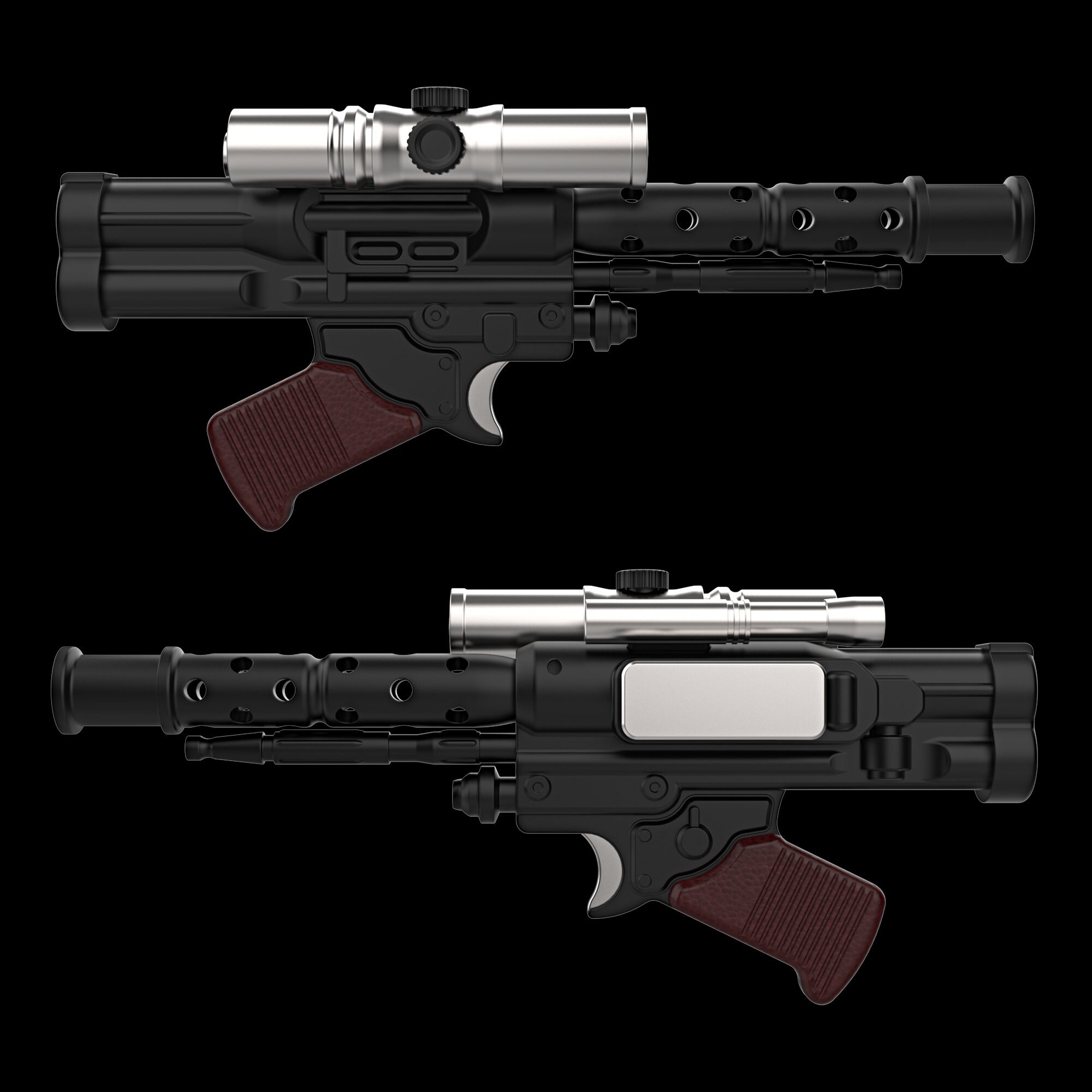 Cosplay 3D Printable Blaster Inspired by Boushh Ubese Blaster Pistol - Etsy