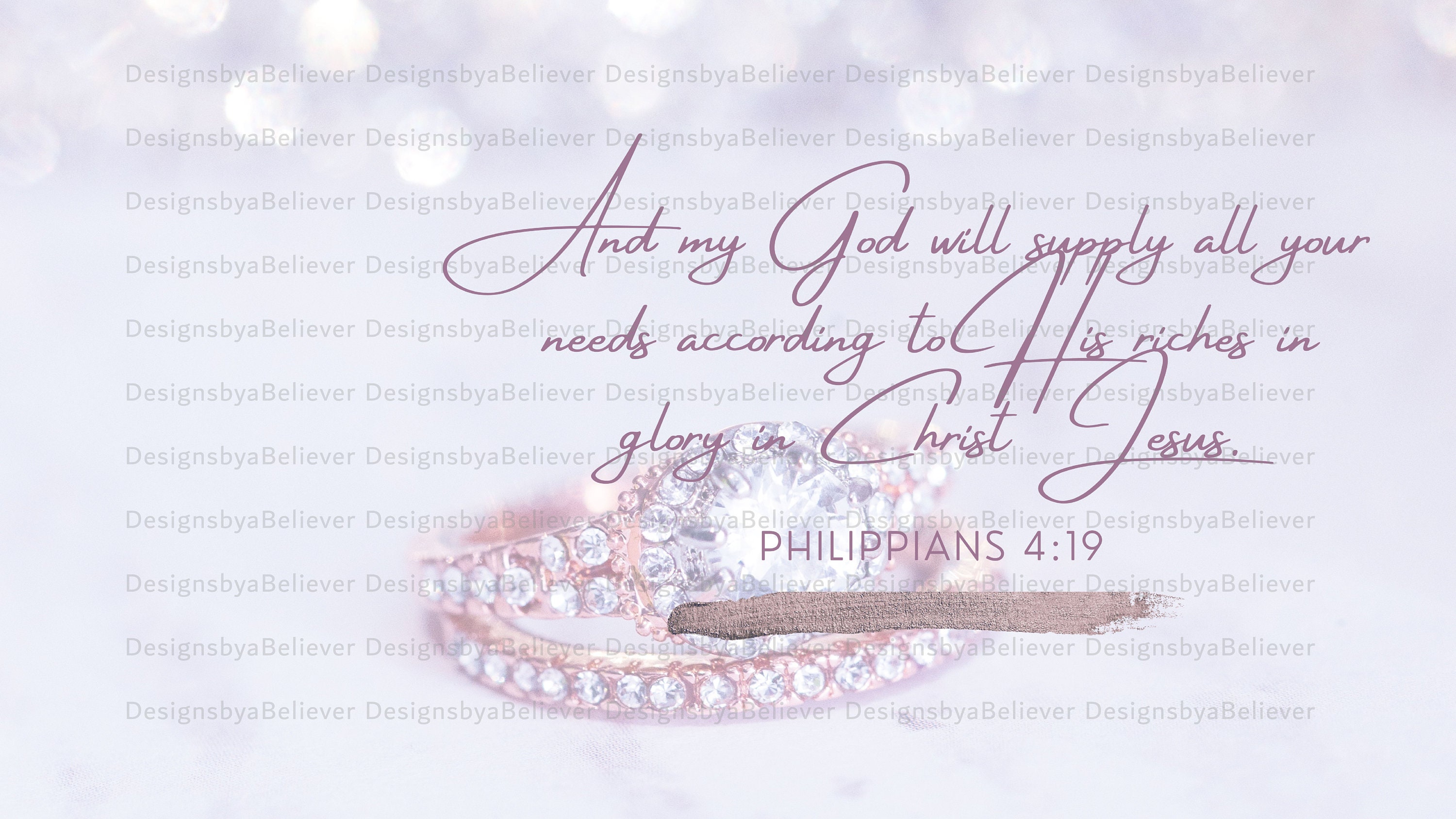 Christian Bible Verse Digital Wallpaper Luxury Aesthetic Desktop ...