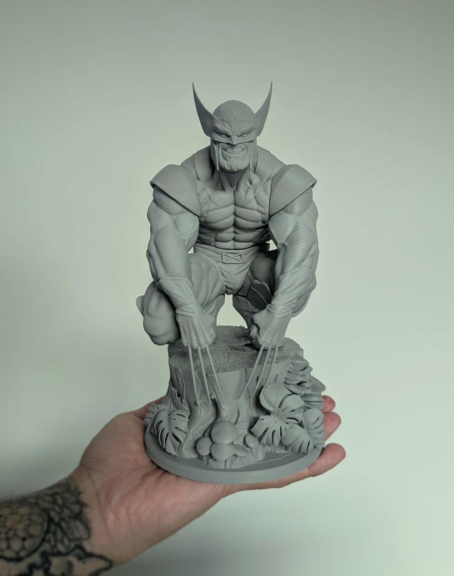 Wolverine 3D Printable STL | High-detail Superhero Collectible Statue ...