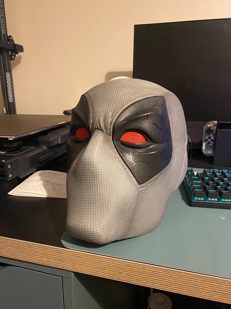 Máscara de Deadpool terminada - Etsy México