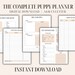 Complete Puppy Planner, New Puppy Planner Bundle, Dog Care Planner ...
