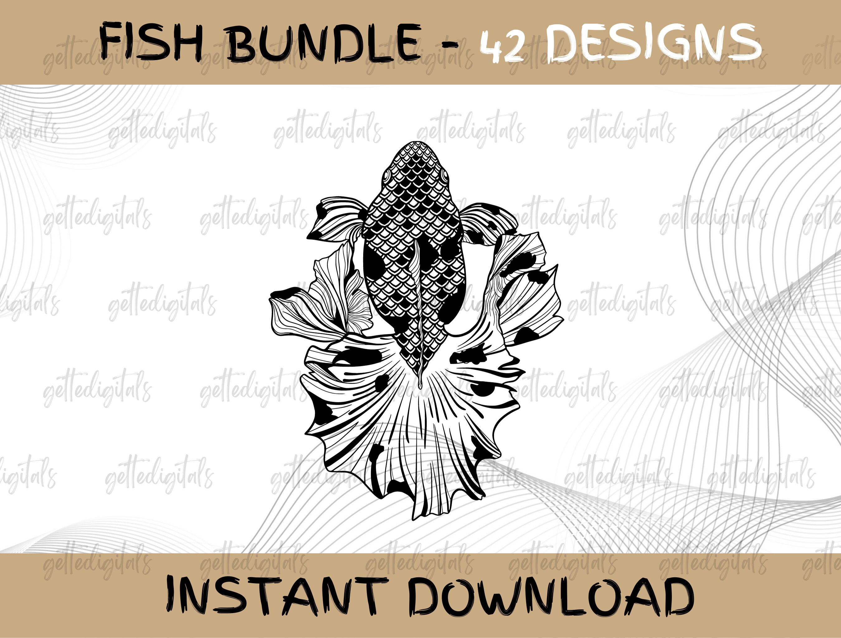 Fish SVG, Svg Fish, Fish SVG Bundle, Fish Cricut, Fish School SVG, Fish ...