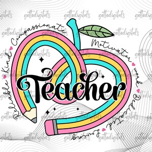 Teacher Valentine PNG Valentine Png, Hearts Png, Teacher Png, Teacher ...